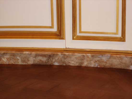 Faux marble baseboards ideas by Marc Potocsky – The decorators – CT/NY ...