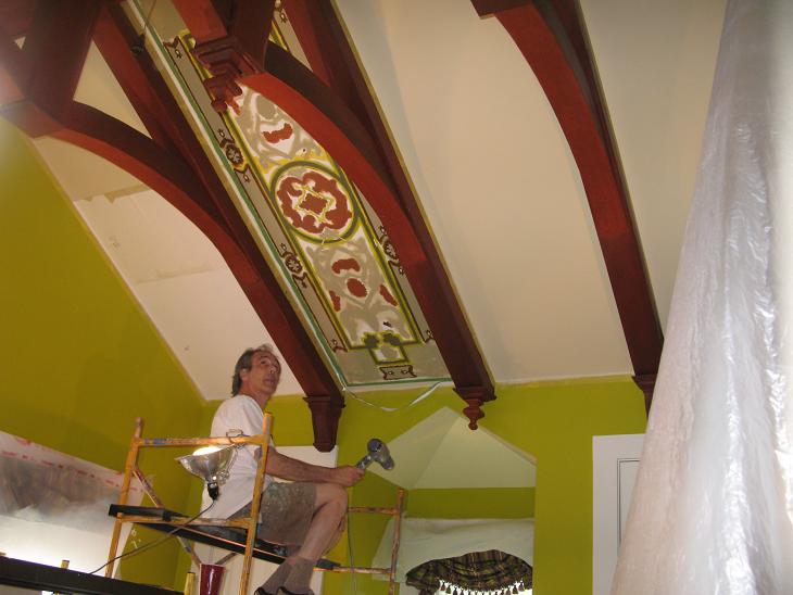 How to Custom Stenciled Ceiling – Marc Potocsky » MJP Studios