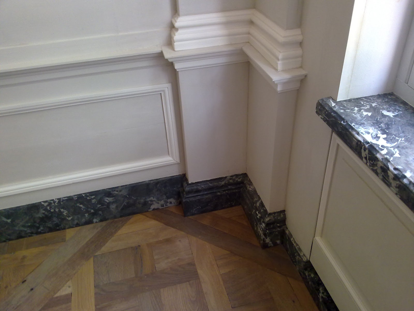 Faux marble baseboards ideas by Marc Potocsky – The decorators – CT/NY ...