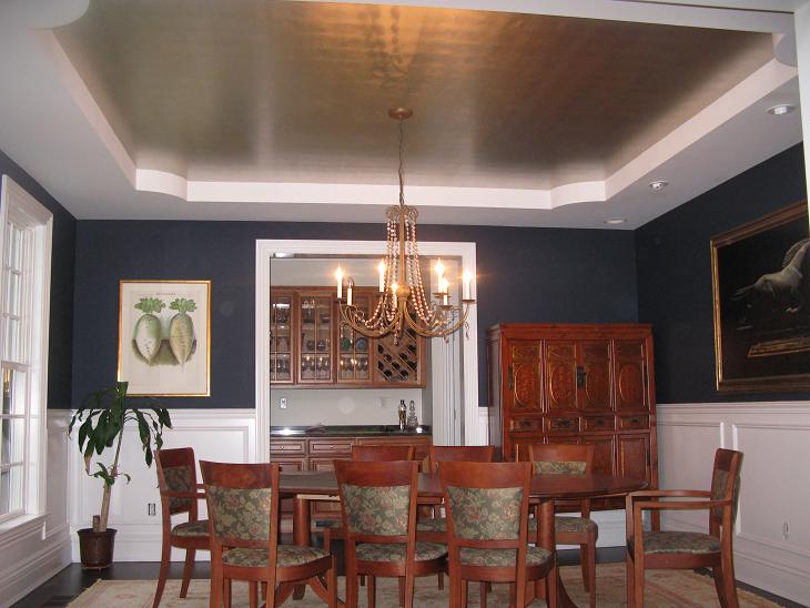 Gold and Silver leaf on ceilings,walls and furniture in CT / NY » MJP ...